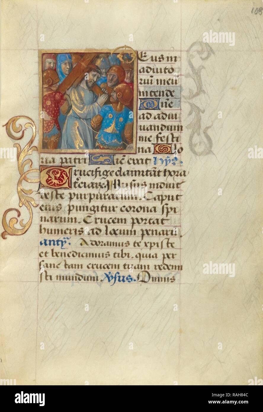 Christ Carrying the Cross, Master of Cardinal Bourbon (French, about ...