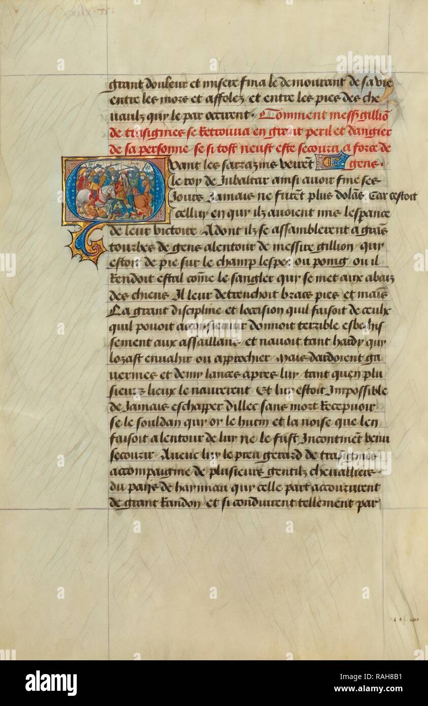 Initial Q: Gerard Rescuing His Father Gillion during Battle, Lieven van ...