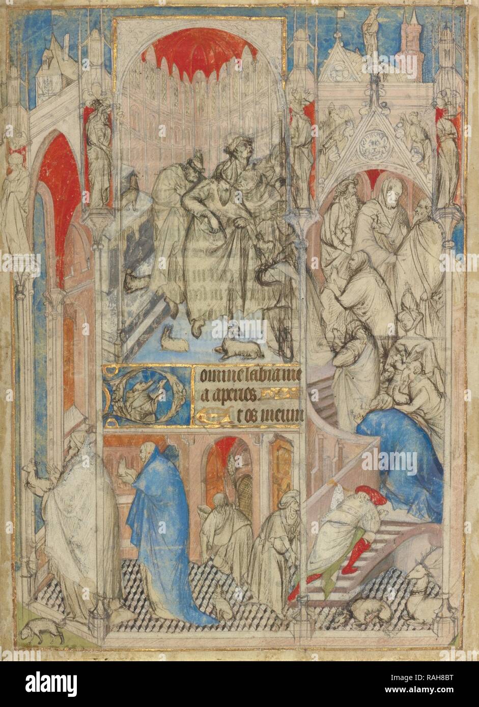 The Rejection of Joachim and Anna's Offering, Attributed to the Rohan ...
