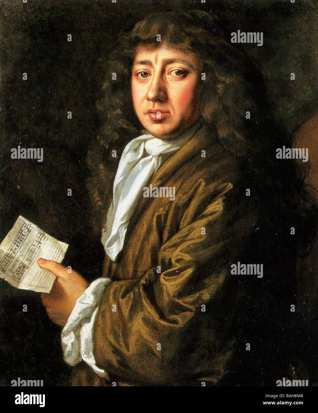 Painting of Samuel Pepys by John Hayls, circa 1666 Stock Photo - Alamy