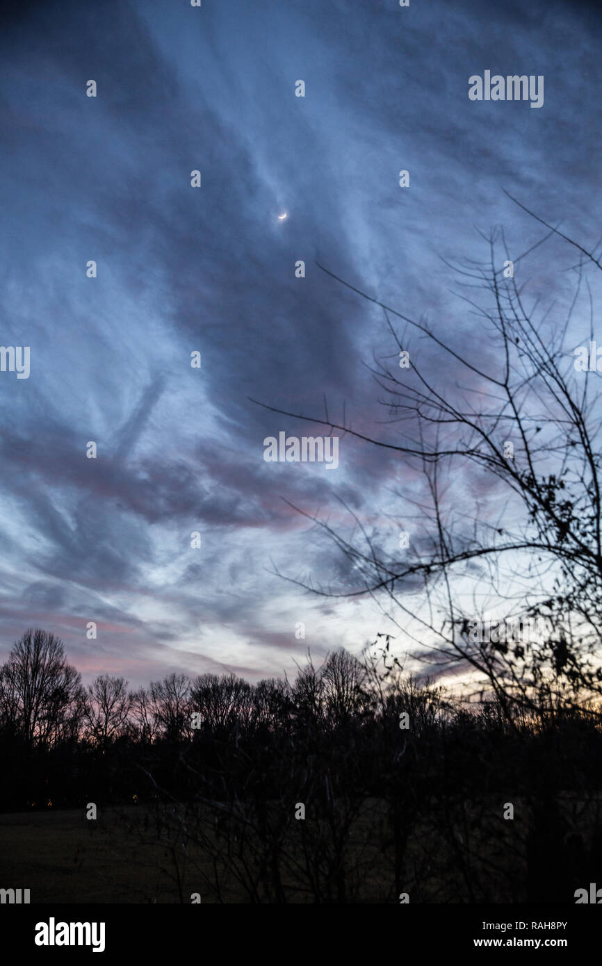 Sunset in Virginia Stock Photo - Alamy