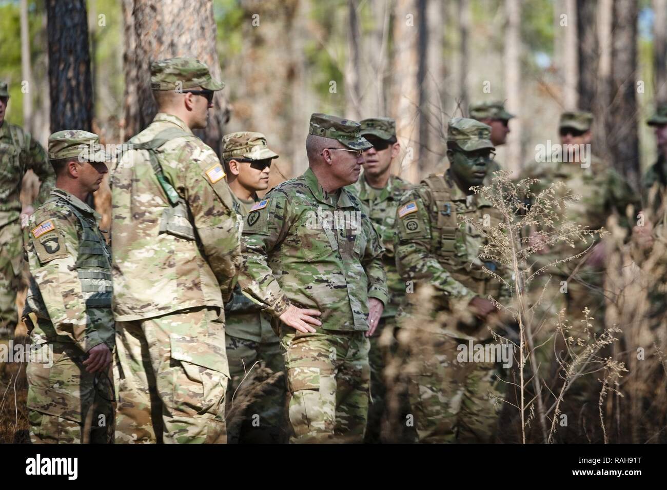(FORT BENNING, GA) - Lt. Gen. Michael D. Lundy, commanding general ...