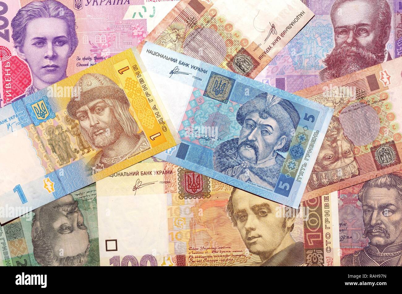 Ukrainian hryvnias banknotes hi-res stock photography and images - Alamy