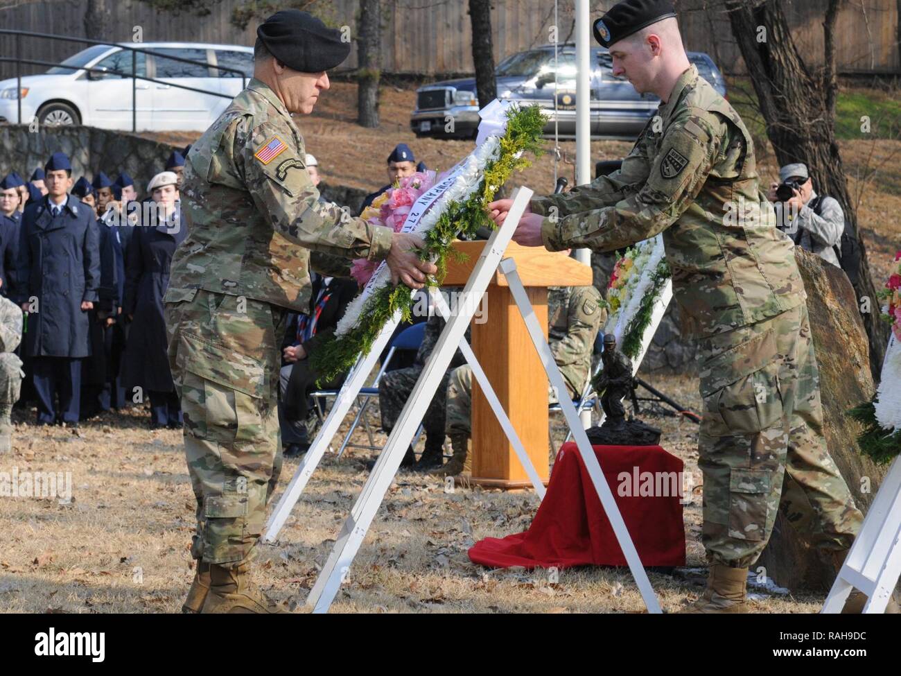 U.S. Army Command Sgt. Maj. Richard E. Merritt, Eighth Army command ...