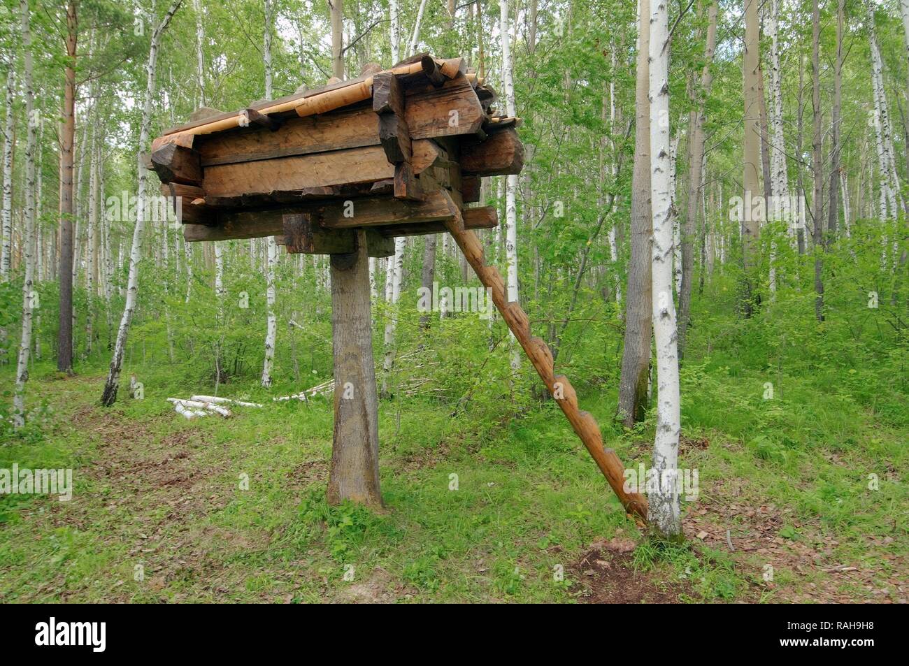 Warehouse for storage of products, Evenki settlement, Irkutsk region ...