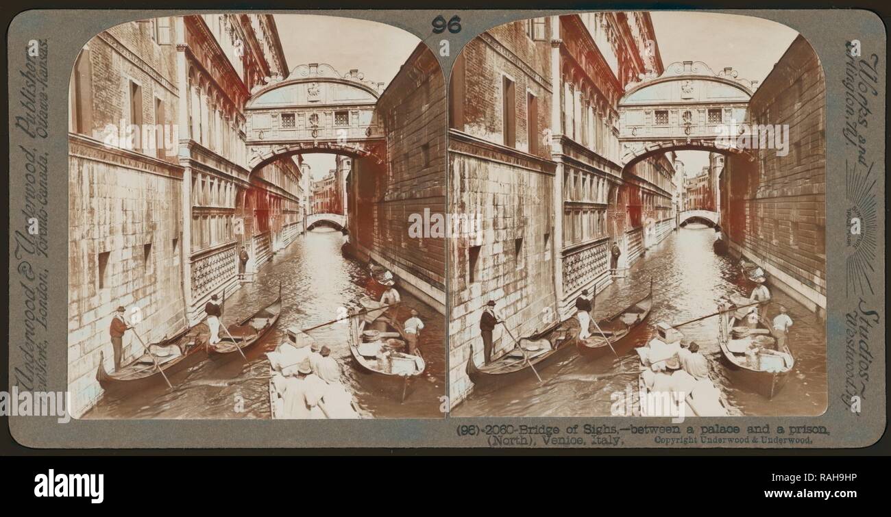 Bridge of Sighs, Stereographic views of Italy, Underwood and Underwood ...