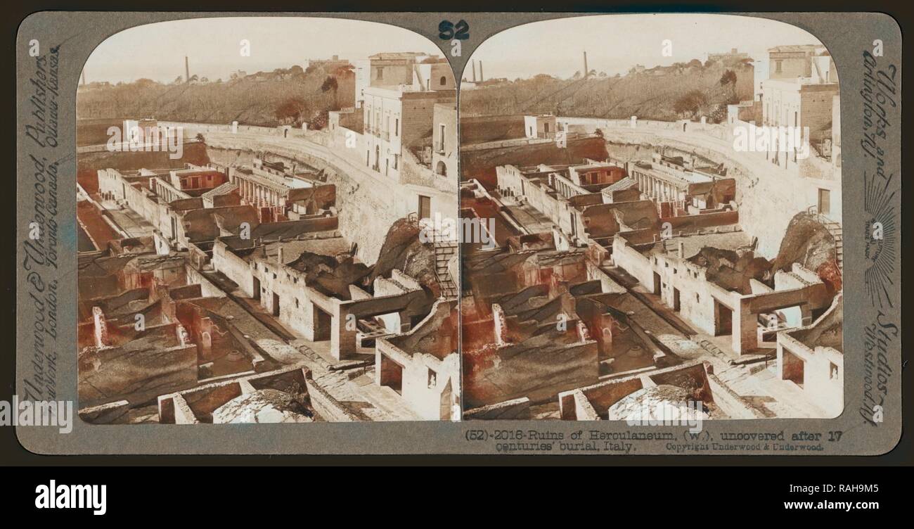 Herculaneum, Stereographic views of Italy, Underwood and Underwood ...