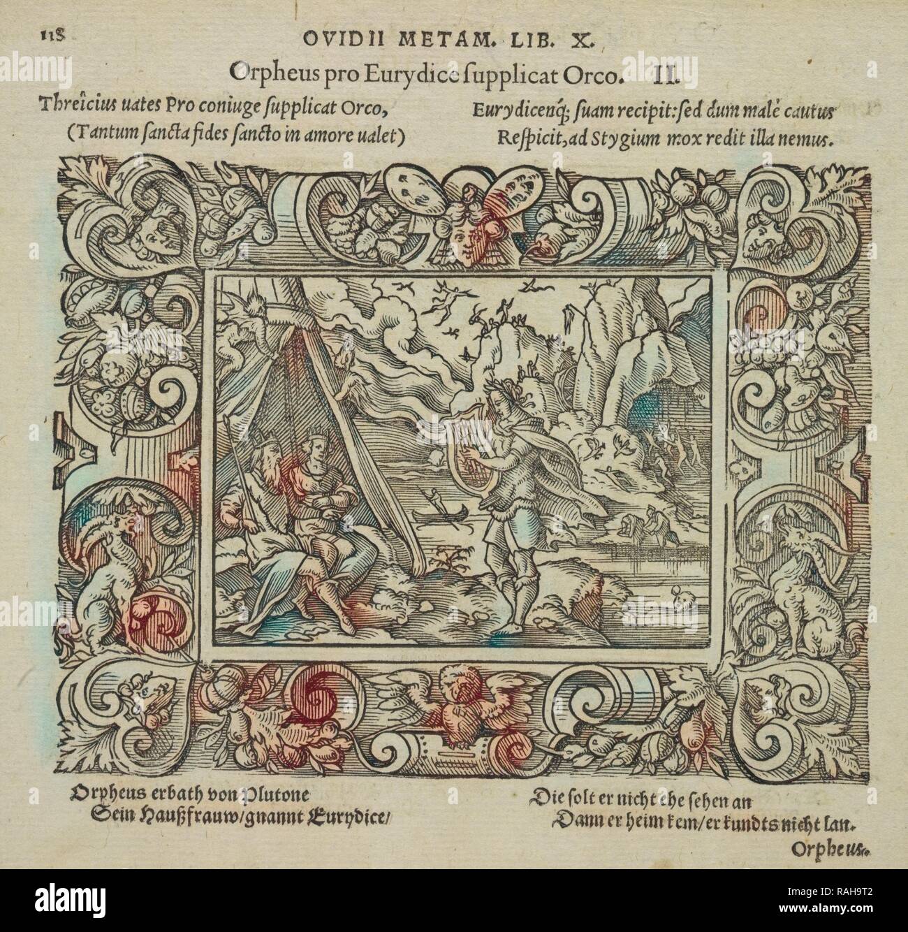 Orpheus pro Eurydice supplicat Orco, Iohan. Posthii Germershemii ...
