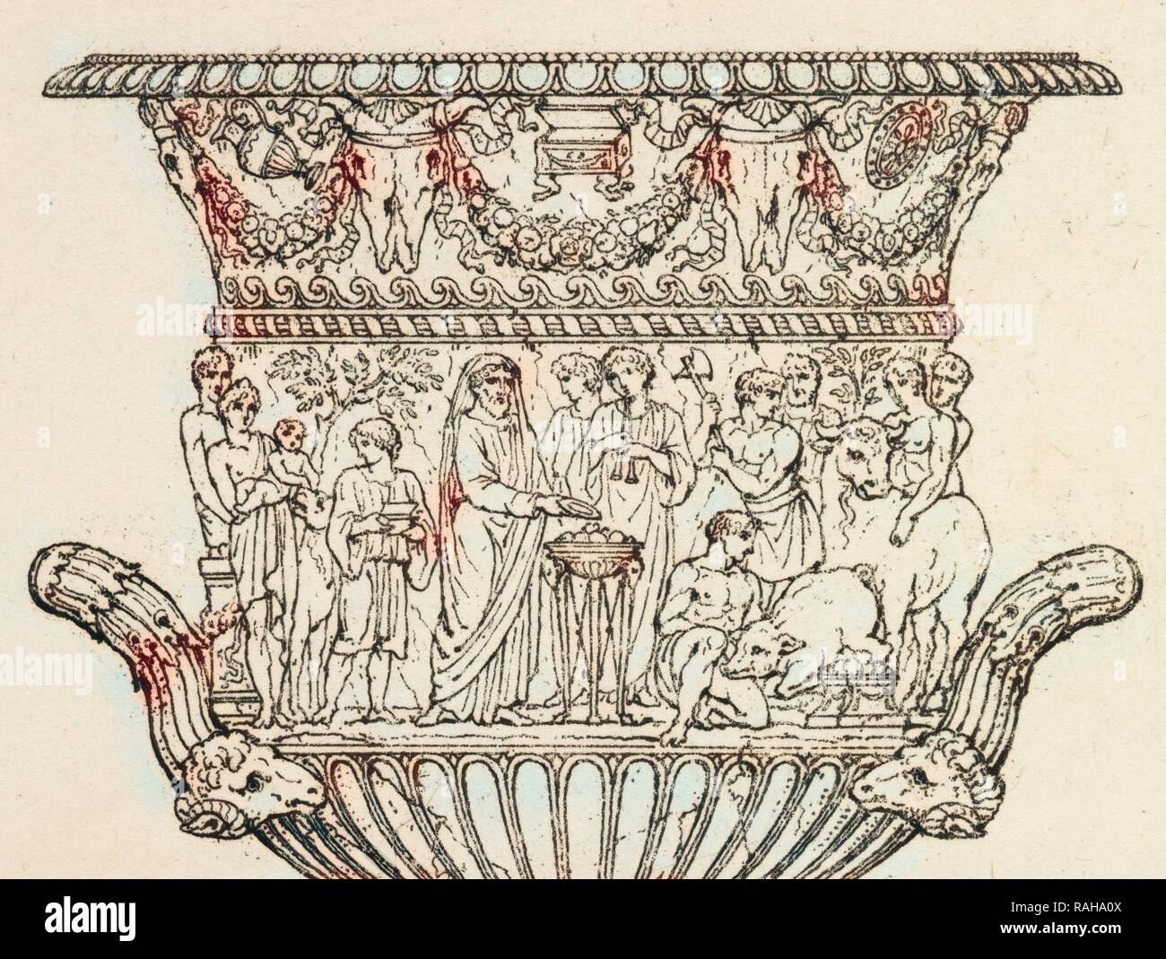 A grand vase from Piranesi, Moses, Henry, 1782?-1870, Engraving, 1814 ...