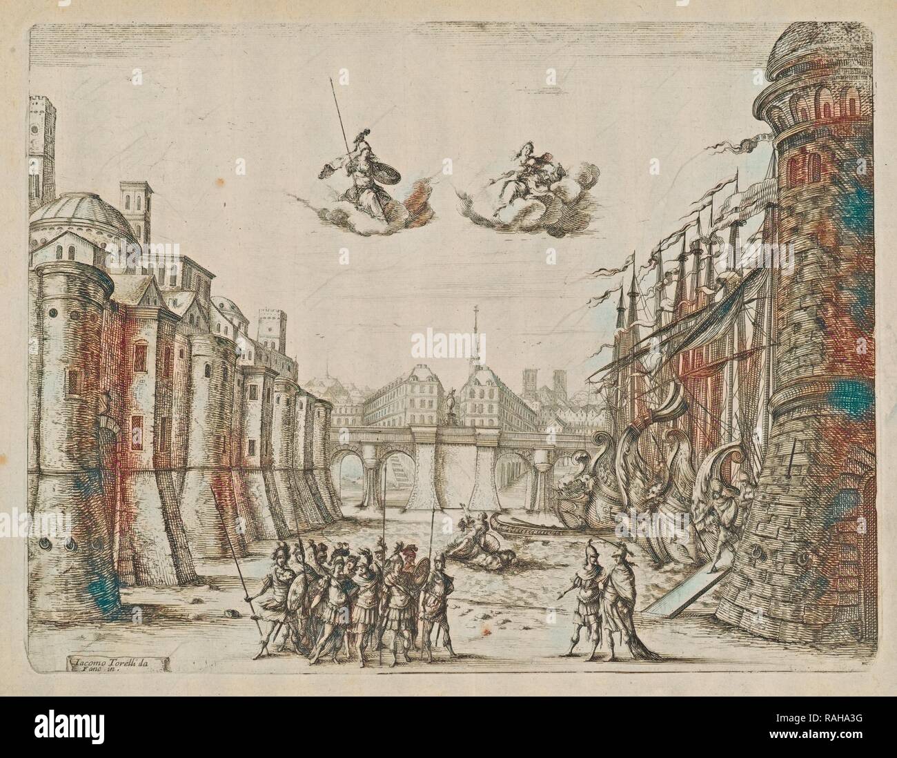 Italian theater prints, Italian theater prints, Cochin, Nicolas, Torelli, Giacomo, 1608-1678, ca ...