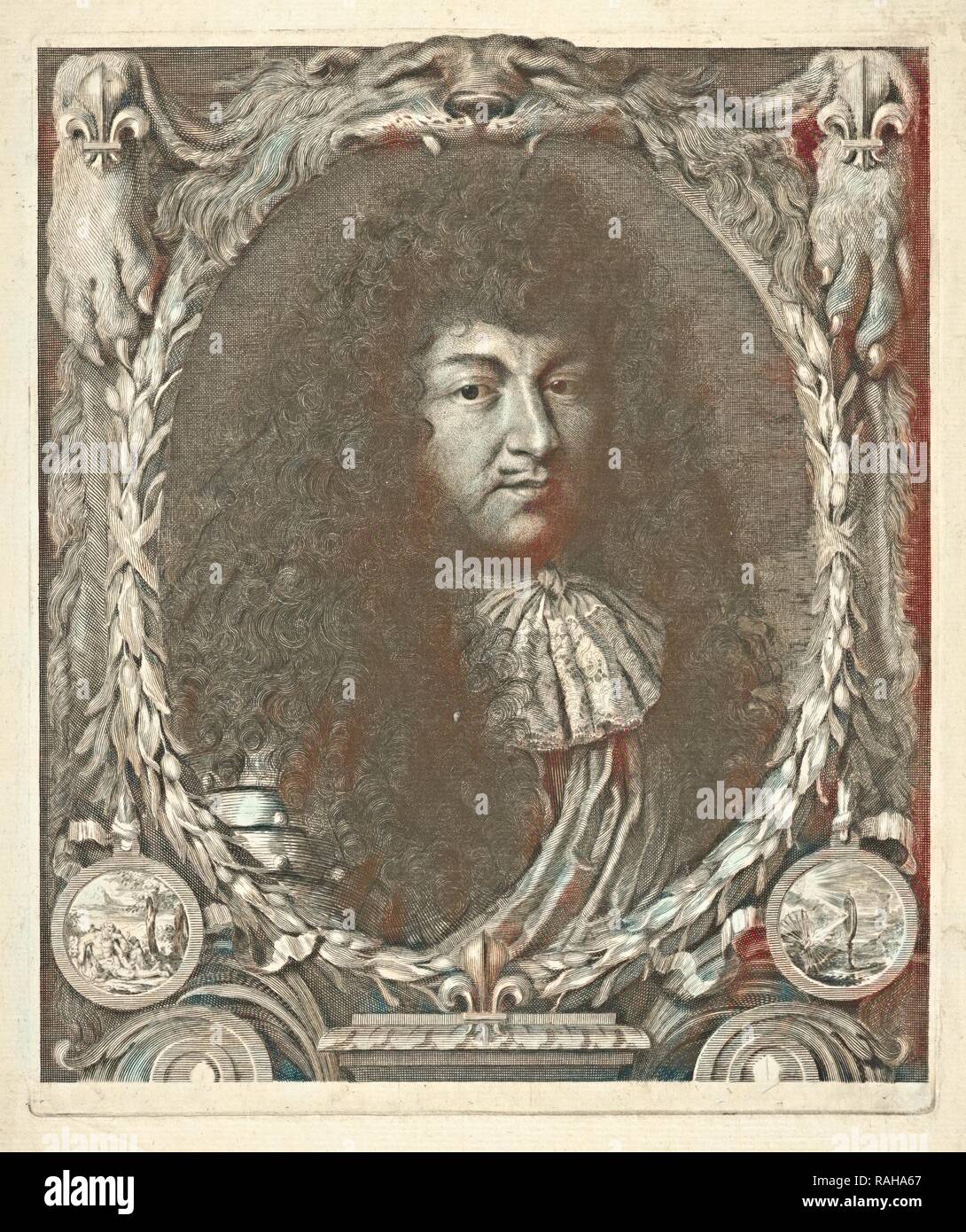 Portrait of Louis XIV, Nanteuil, Robert, 1623-1678, Unknown, Etching ...