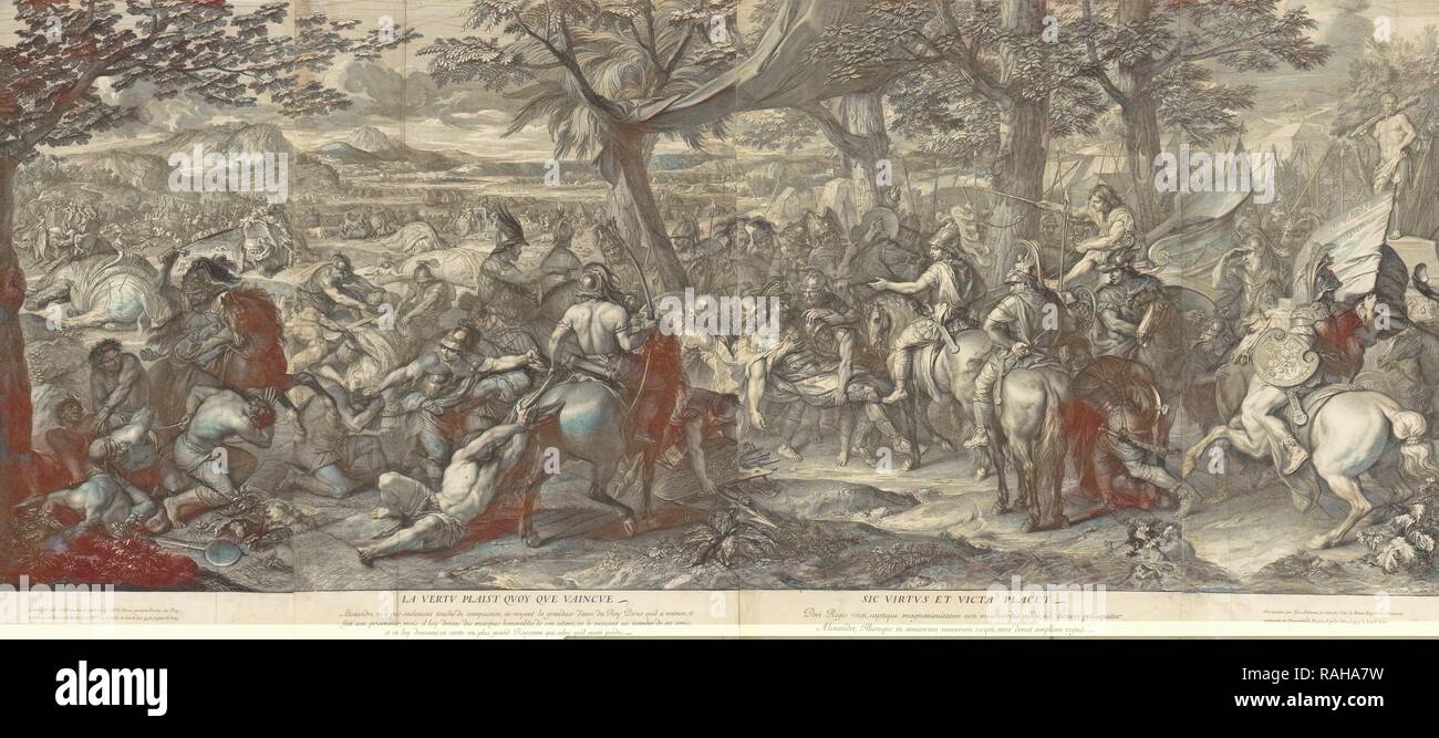 Alexander and Porus, Battles of Alexander, Audran, Gérard, 1640-1703 ...