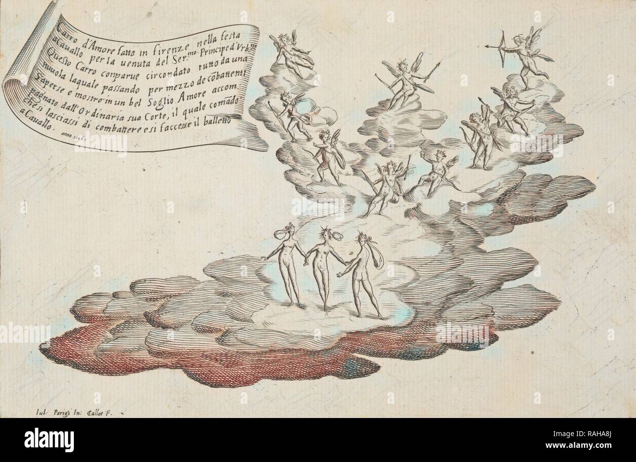 Guerra di bellezza, Italian theater prints, Callot, Jacques, 1592-1635 ...