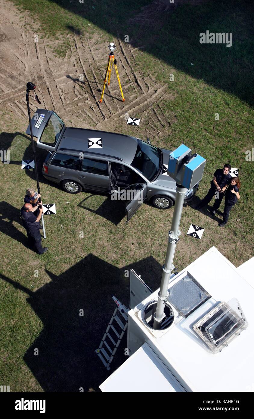 3d laser scanner crime scene hi-res stock photography and images - Alamy