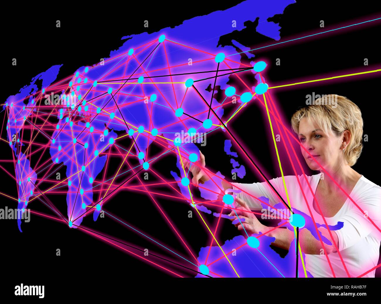 Human networks hi-res stock photography and images - Alamy