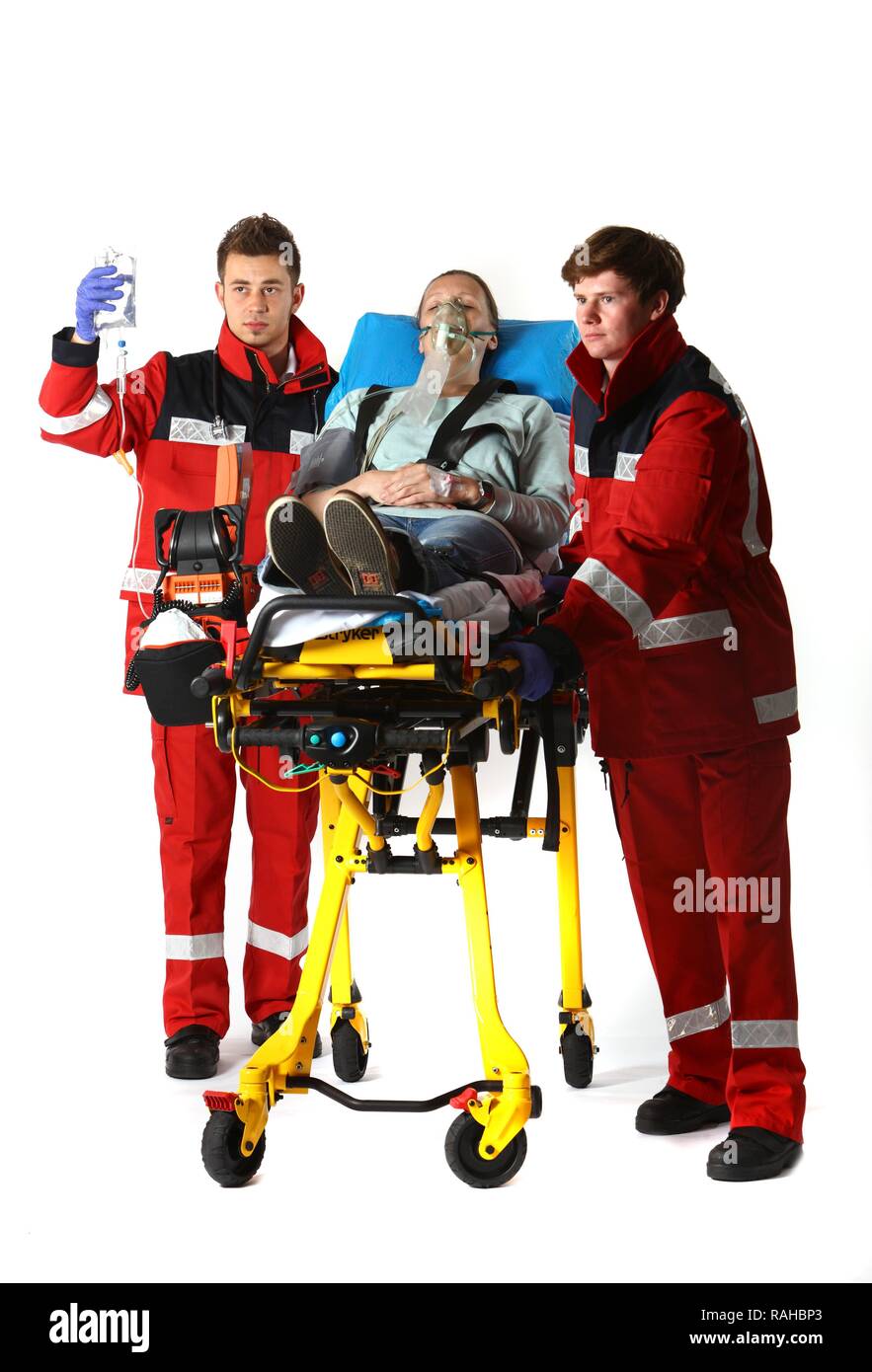 Wheeled stretchers Cut Out Stock Images & Pictures - Alamy