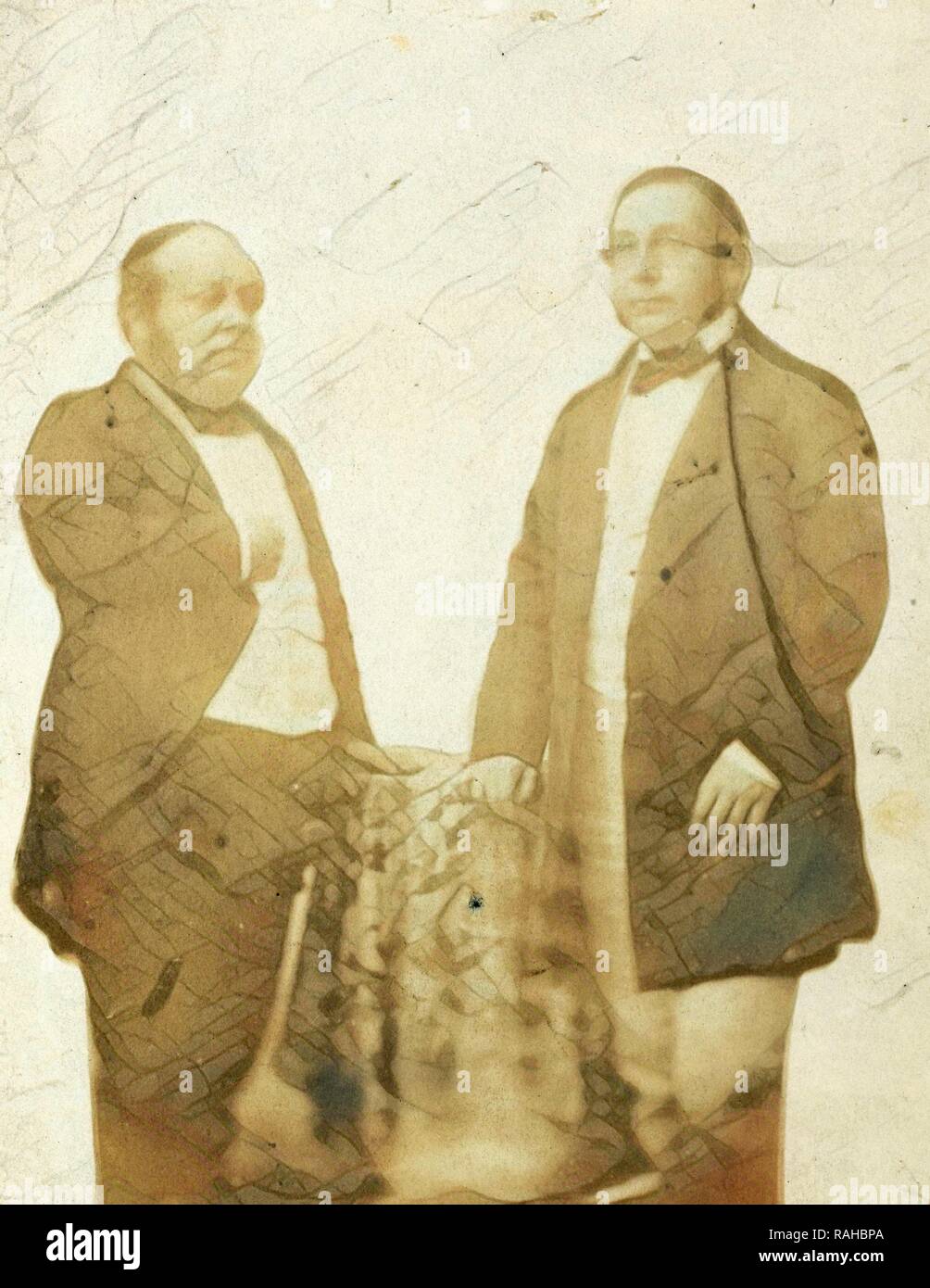 Portrait of Oppenheim, brothers in law of the photographer, Eduard ...