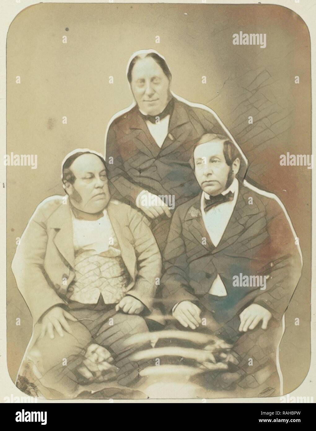 Portrait of Oppenheim, brothers in law of the photographer, Eduard ...