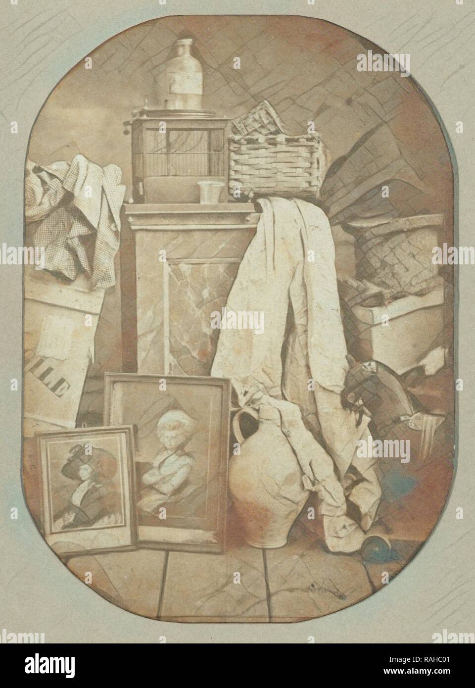 Still life with various objects, Eduard Isaac Asser, 1855. Reimagined ...