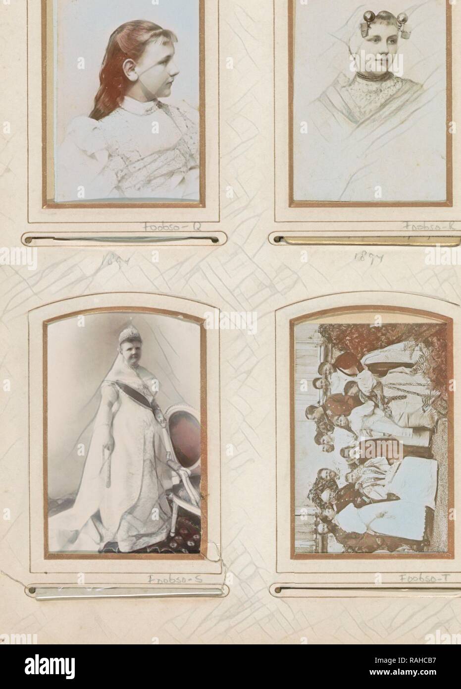 Queen Emma in robes of state, Wegner & Mottu, Louis Wegner, Pierre ...