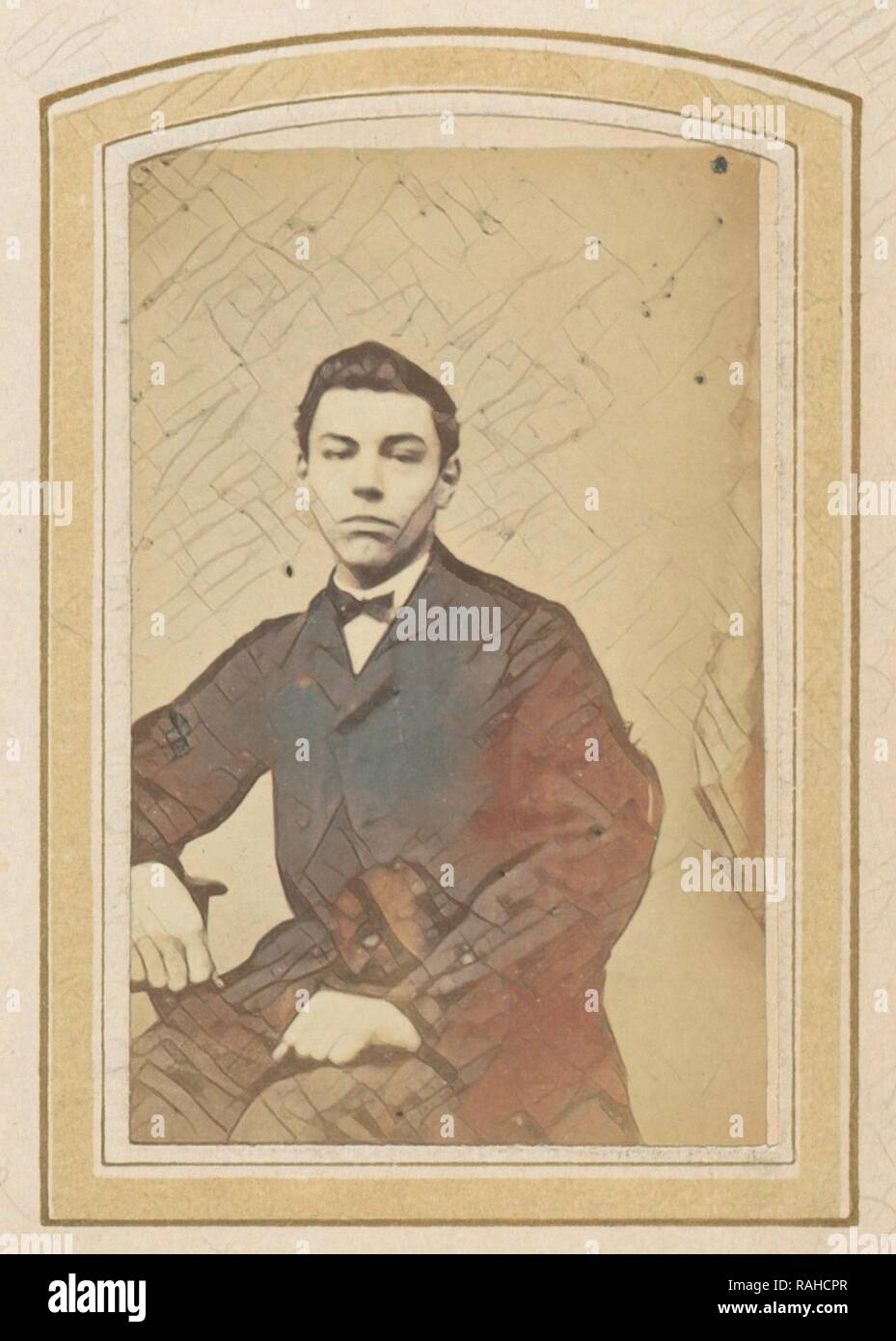 Portrait of a young man with a bow tie and a jacket, Anonymous ...