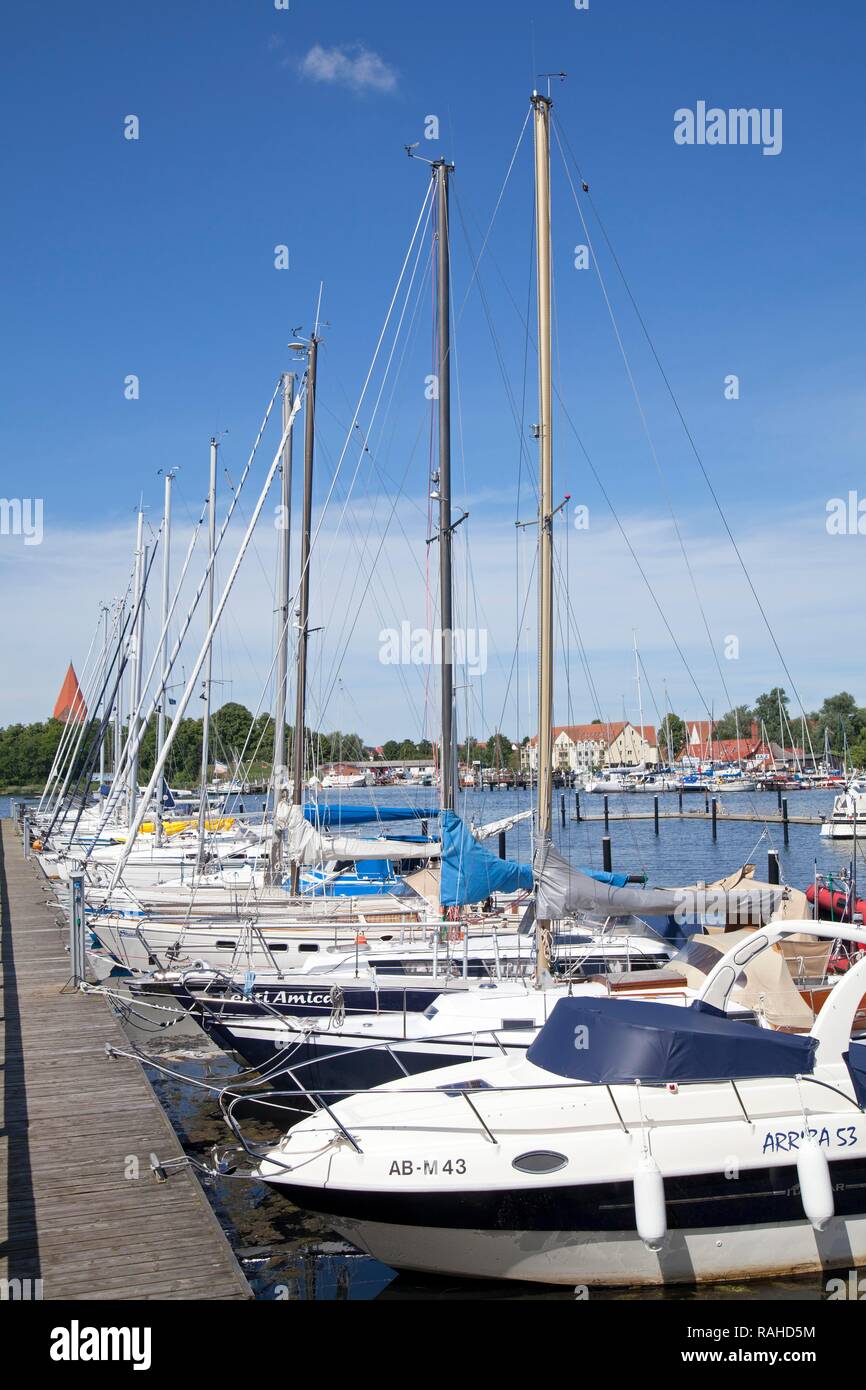 Marina near Kirchdorf, Poel Island, Mecklenburg-Western Pomerania Stock ...