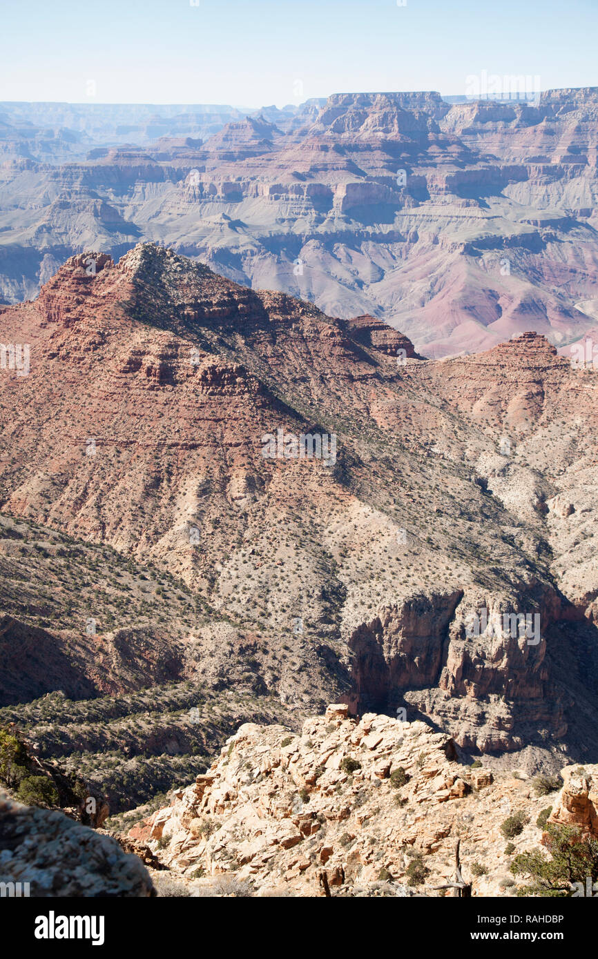 view of Grand Canyon from desert view lookout Stock Photo - Alamy