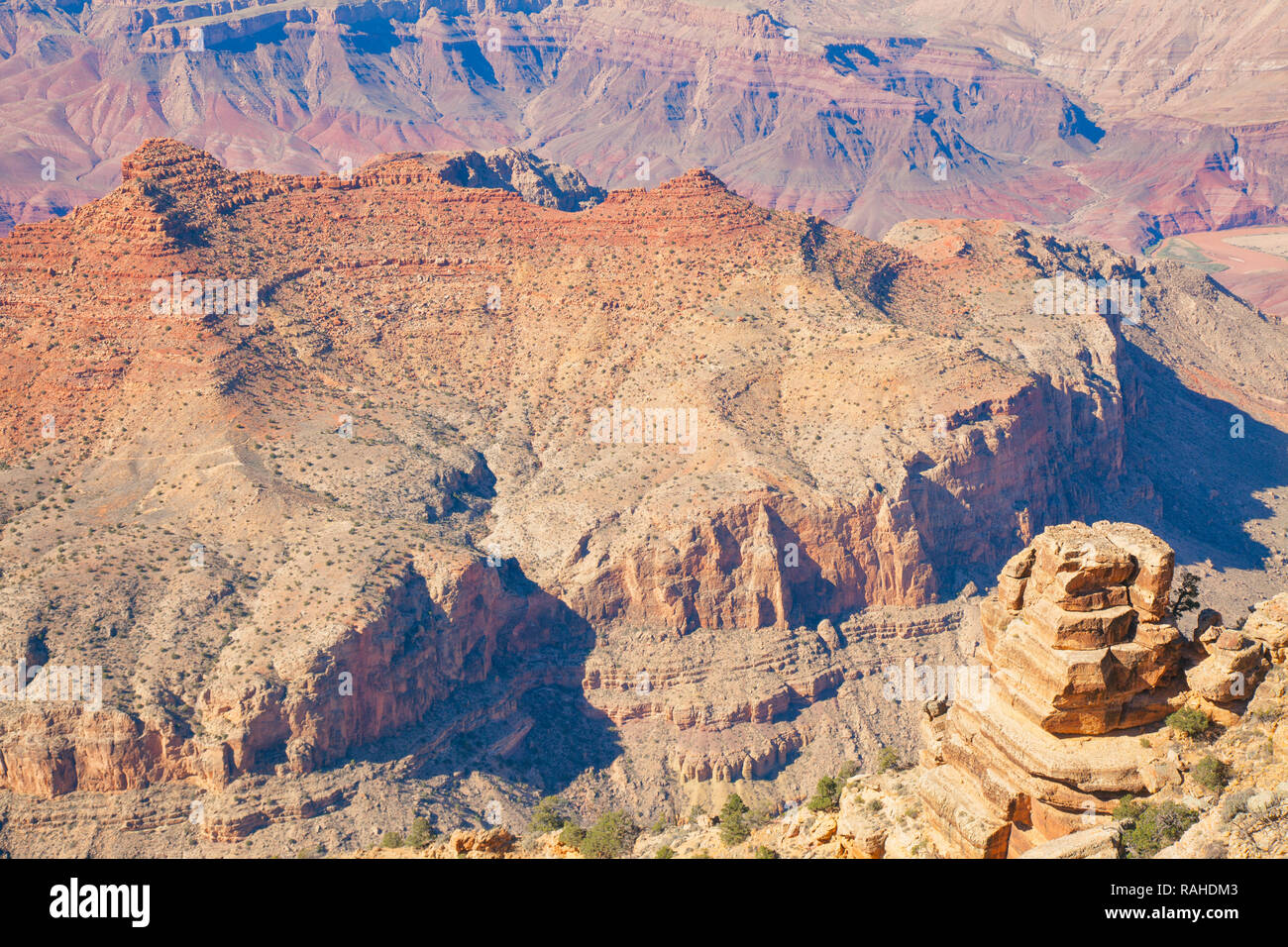 view of Grand Canyon from desert view lookout Stock Photo - Alamy