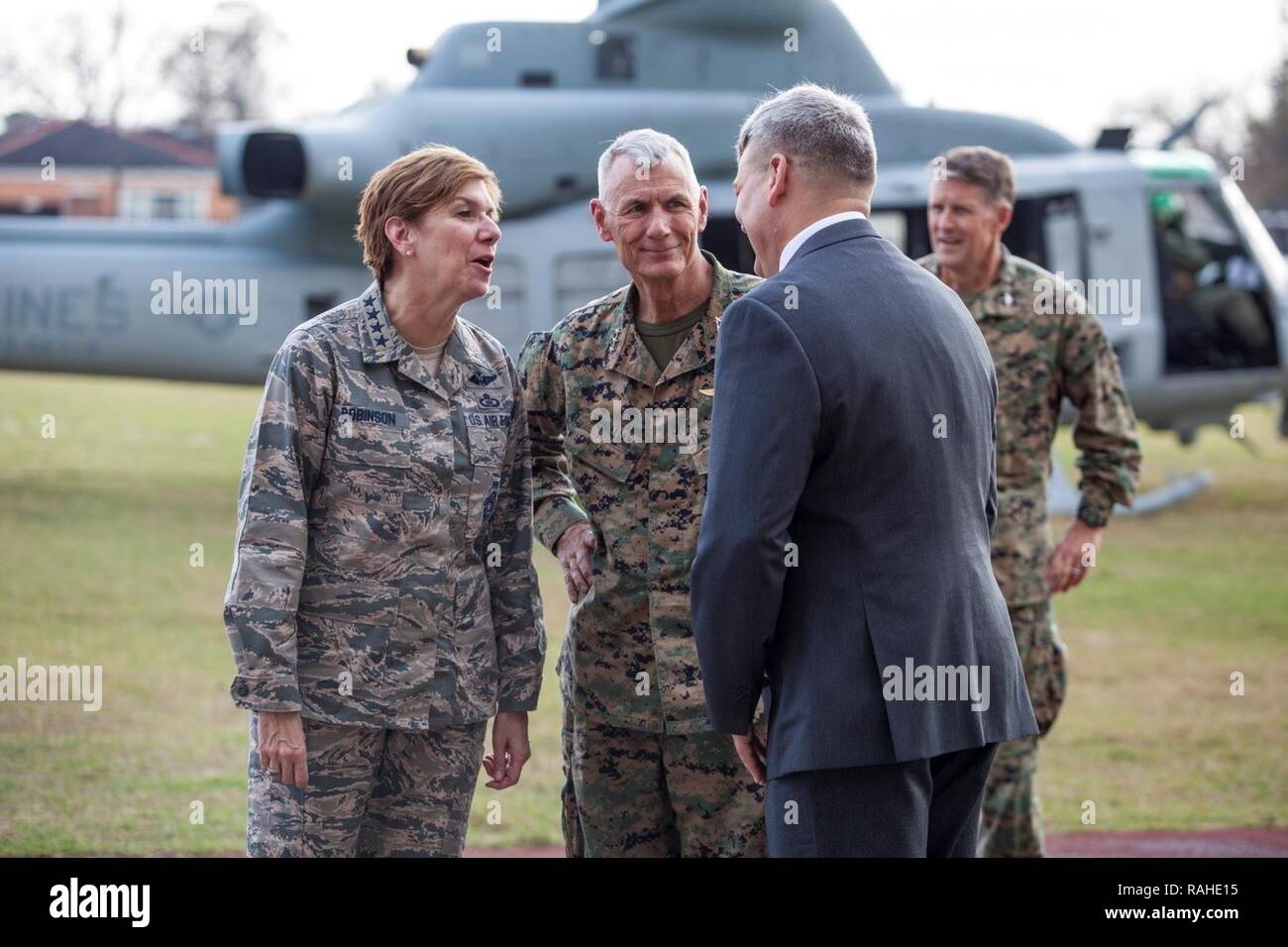 NEW ORLEANS – U.S. Air Force Gen. Lori Robinson (left), commander of U ...