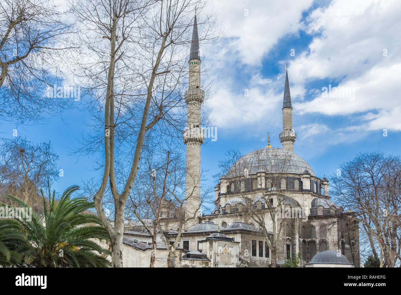 Eyüp Sultan Mosque in the Eyüp district of Istanbul, outside the city ...