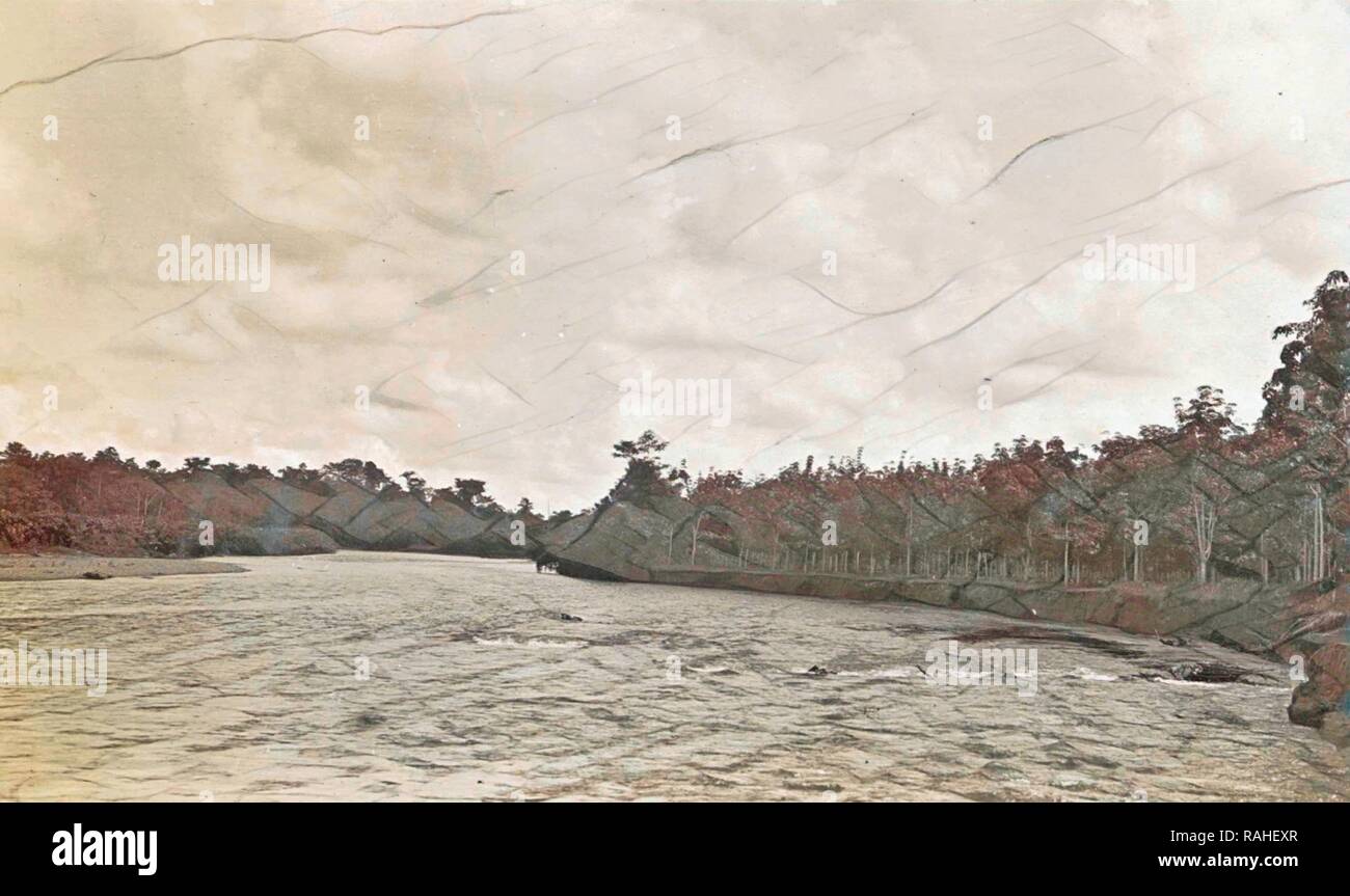 Sumatra, Soengai Serangang River, Indonesia. Reimagined by Gibon ...