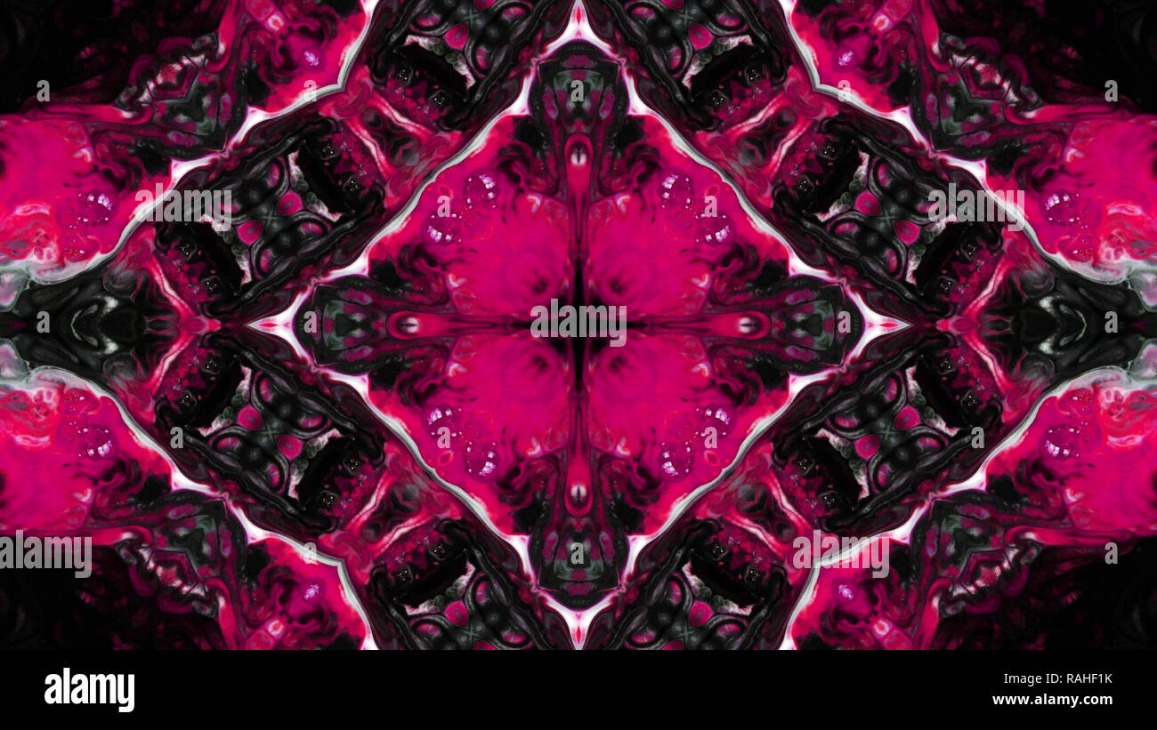 Abstract Paint Brush Ink Explode Spread Smooth Concept Symmetric ...