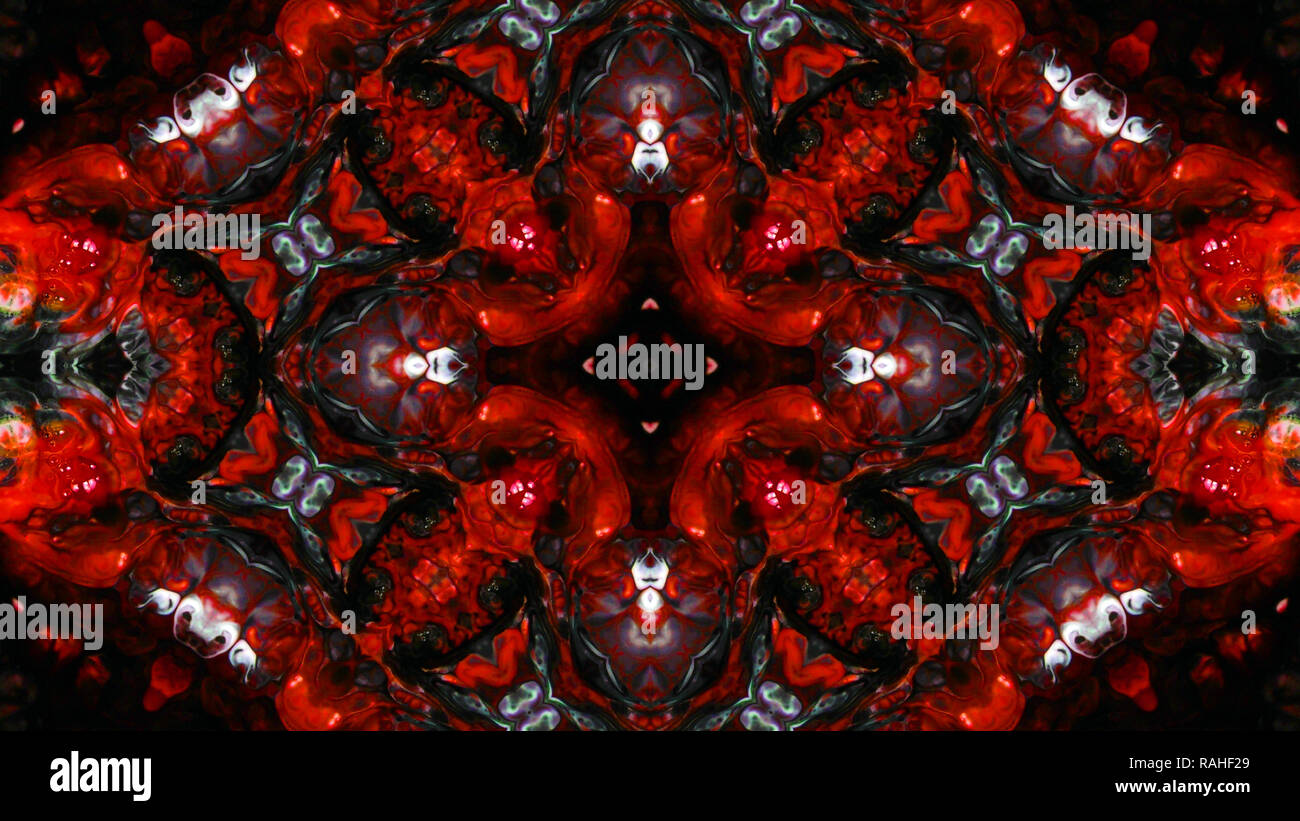 Abstract Paint Brush Ink Explode Spread Smooth Concept Symmetric ...