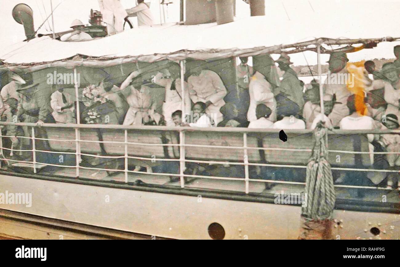 Java, Indonesia, ship departure from Belawan, Anonymous, 1900 - 1920 ...