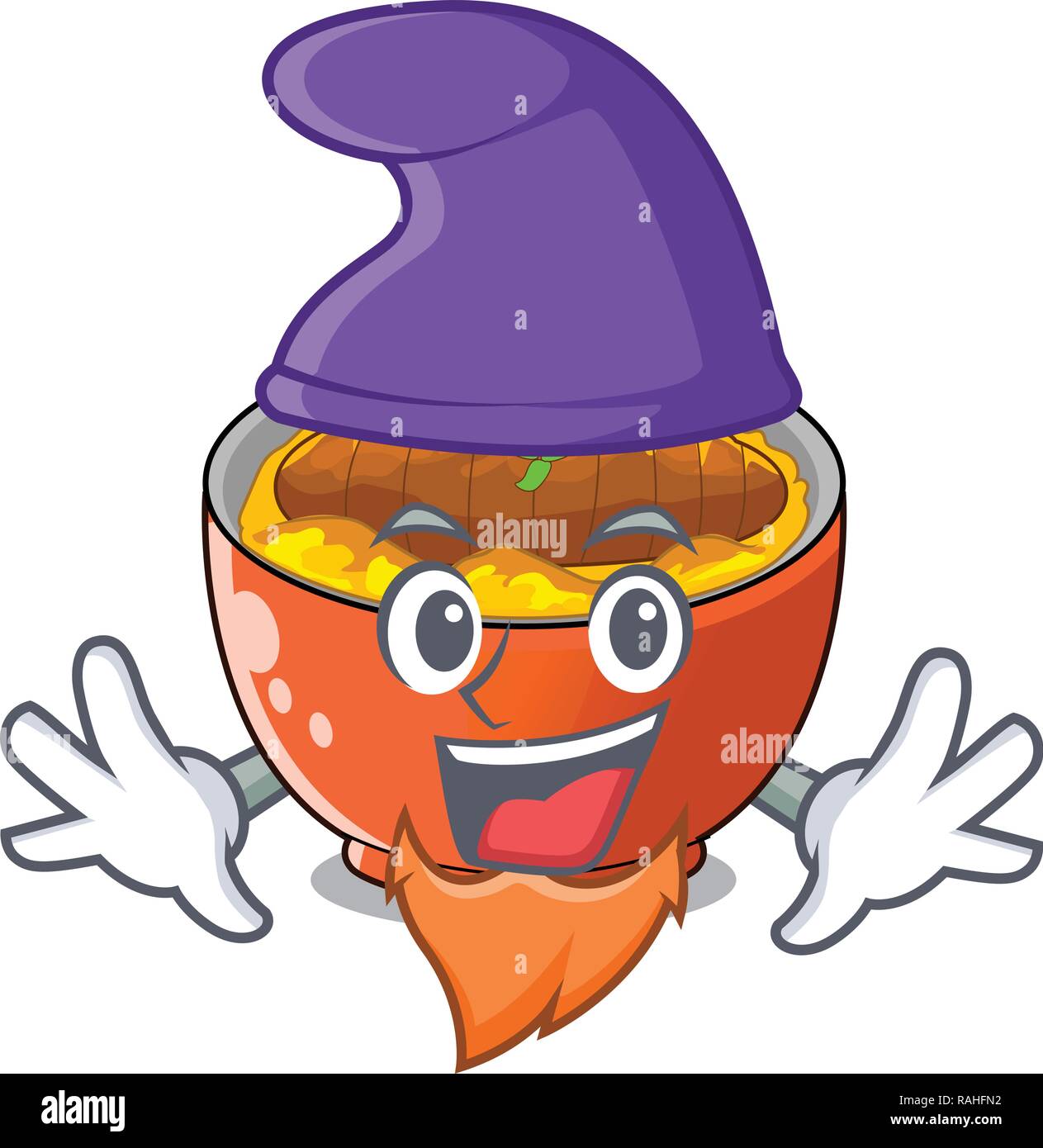 Elf katsudon cartoon is ready to eaten Stock Vector Image & Art - Alamy
