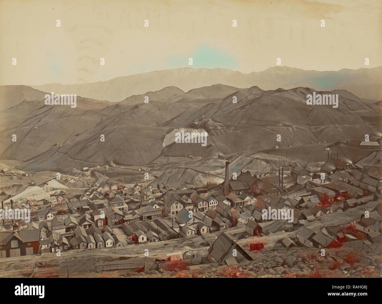 The Combination Shaft, from the Water Flume, Carleton Watkins (American ...