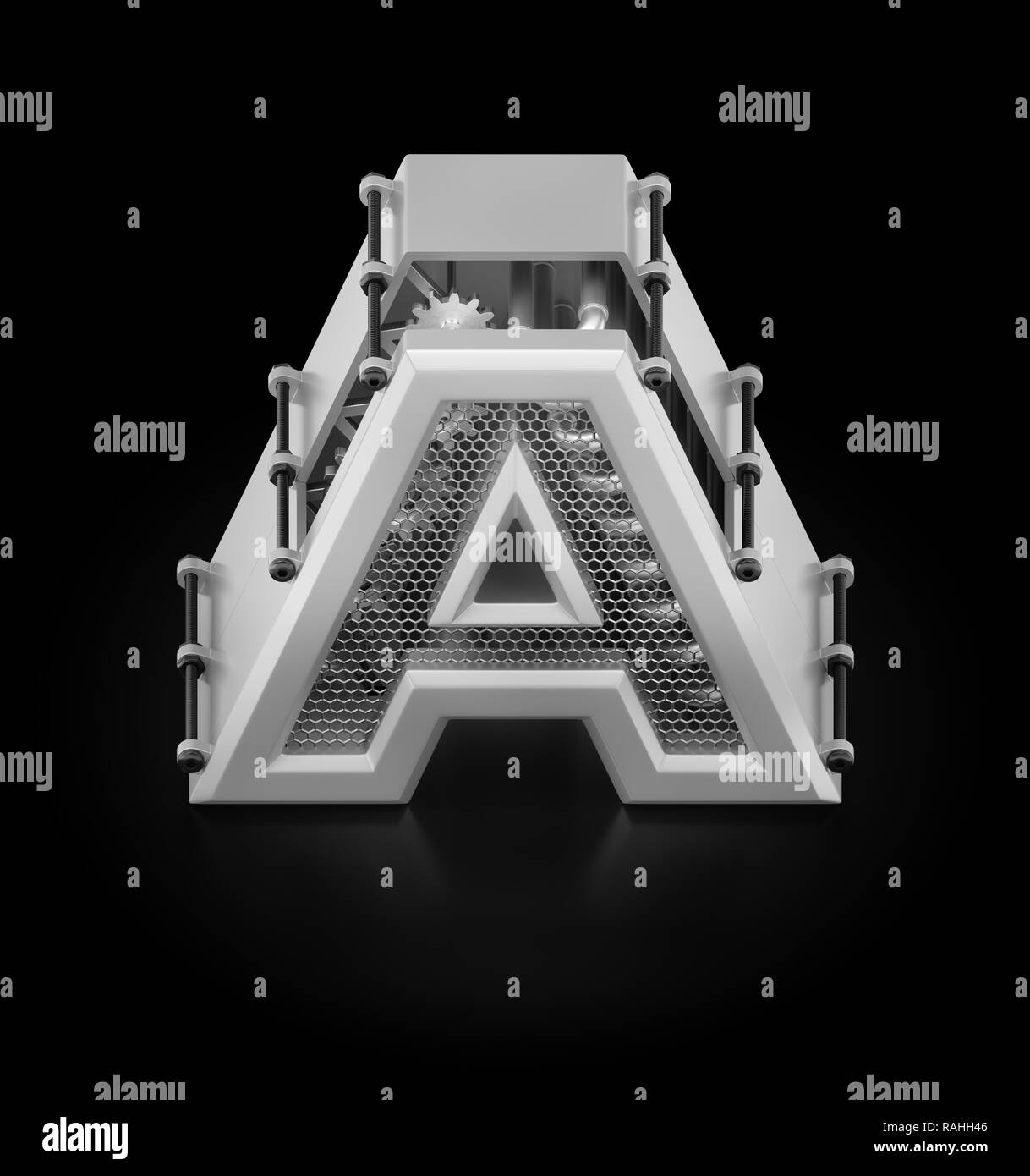Chrome alphabet hi-res stock photography and images - Alamy