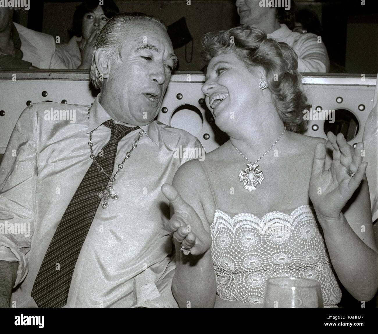 Anthony Quinn and wife Jolanda Addolori Undated Photo By Adam Scull ...