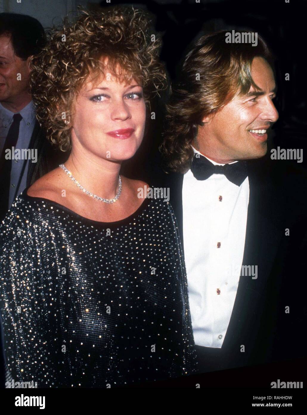Don Johnson and Melanie Griffith 1989. Photo By John Barrett/PHOTOlink ...