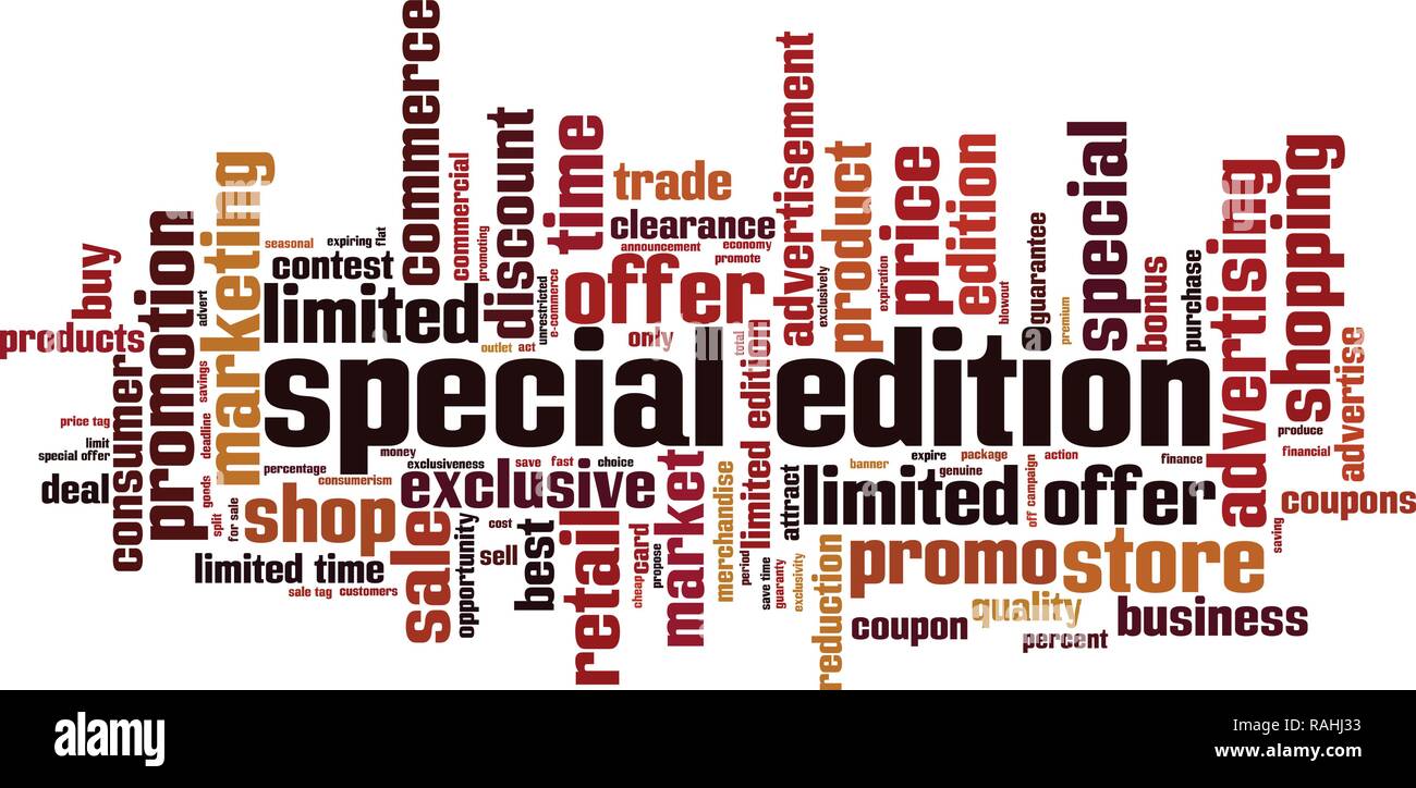 Limited Edition Word Stock Vector Images - Alamy