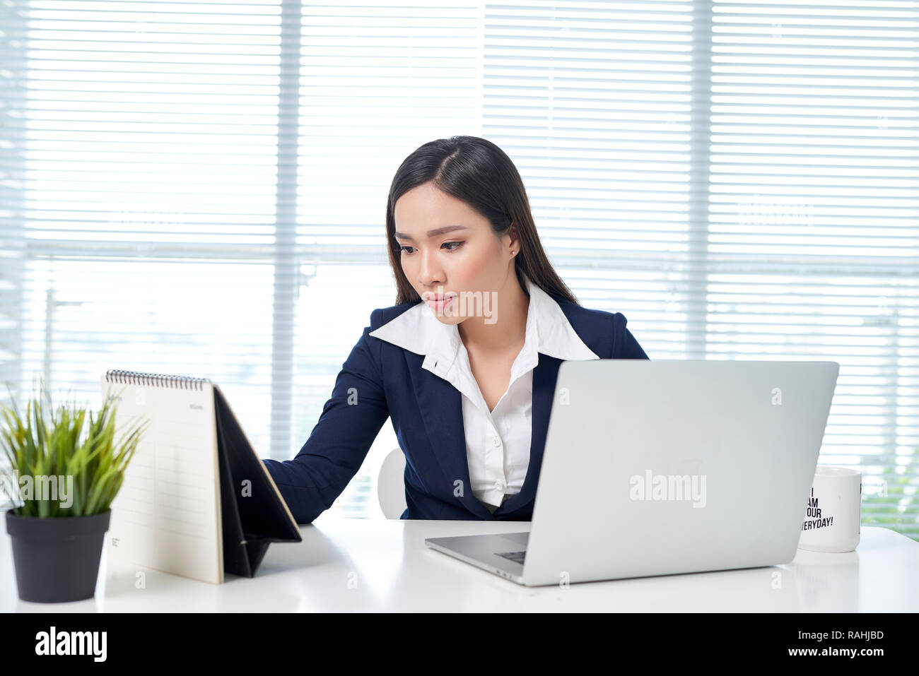 Asian business woman planner organizer hi-res stock photography and ...