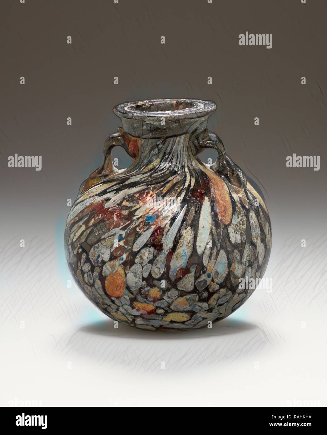Aryballos, Roman Empire, 1st century, Glass, 7 cm (2 3,4 in ...