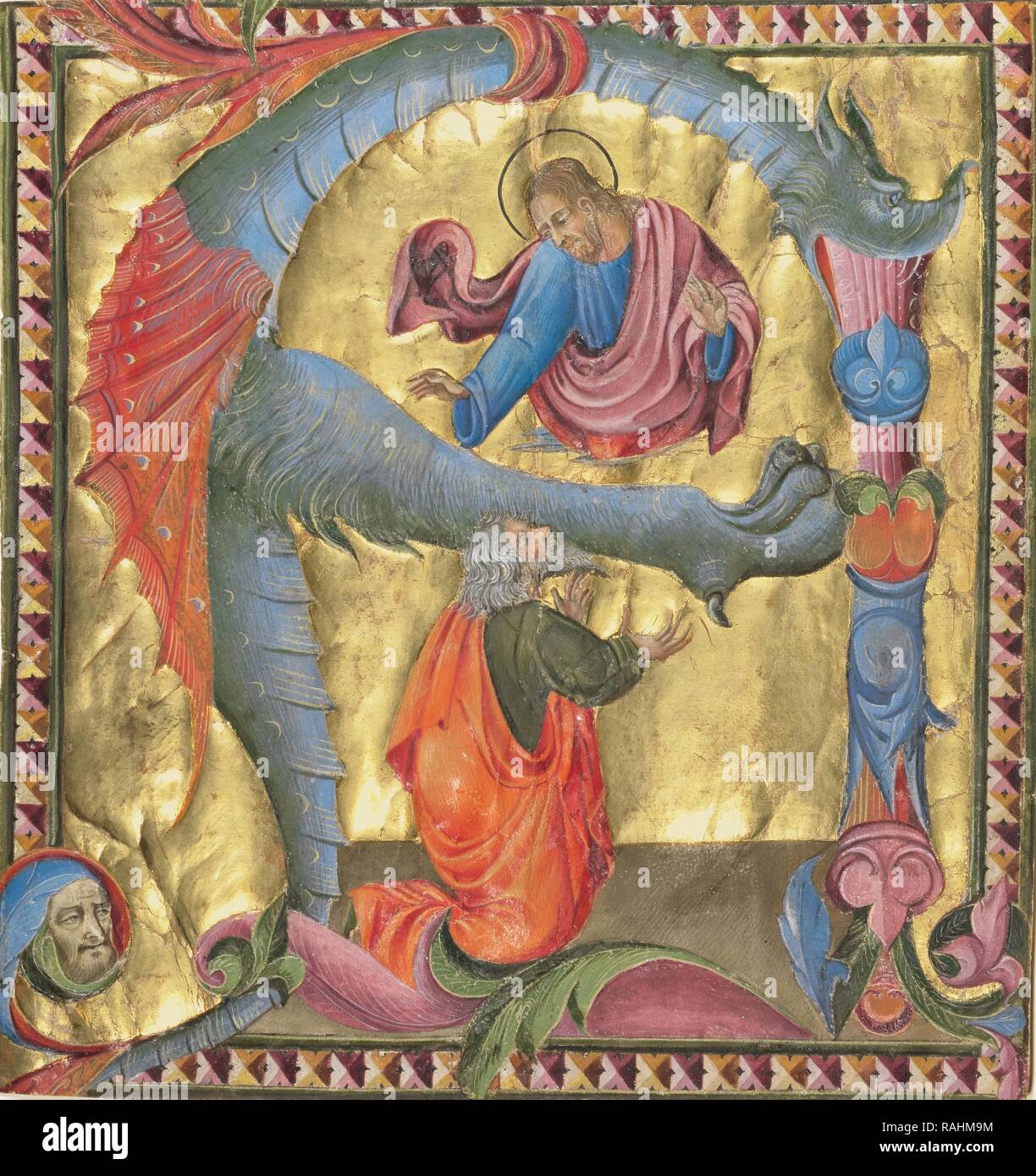 Initial A: Christ Appearing to David, Giovanni di Paolo (Italian, about ...