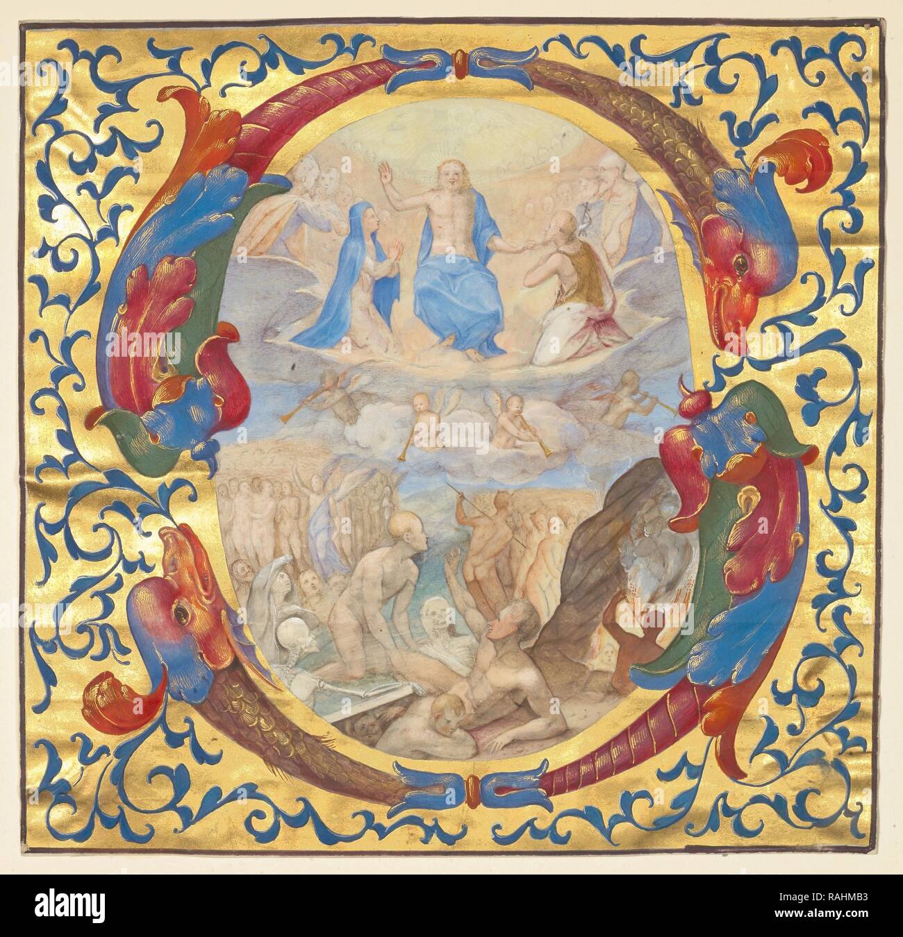 Cutting from a gradual, Roman School, Rome, Italy, about 1567 - 1572 ...