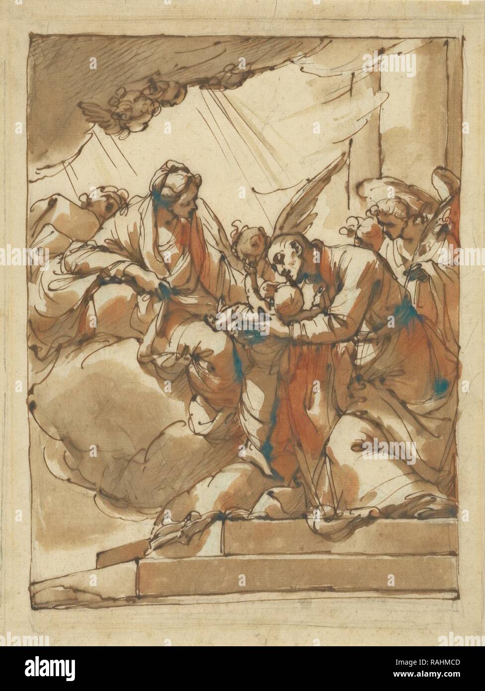 Vision of Saint Gaetano Thiene, Ubaldo Gandolfi (Italian, 1728 - 1781 ...