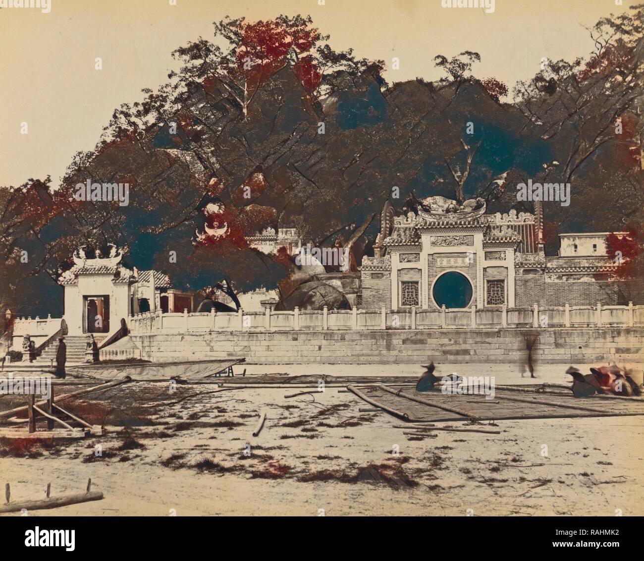 Chinese Marine Temple, Macao, Attributed to John Thomson (Scottish ...