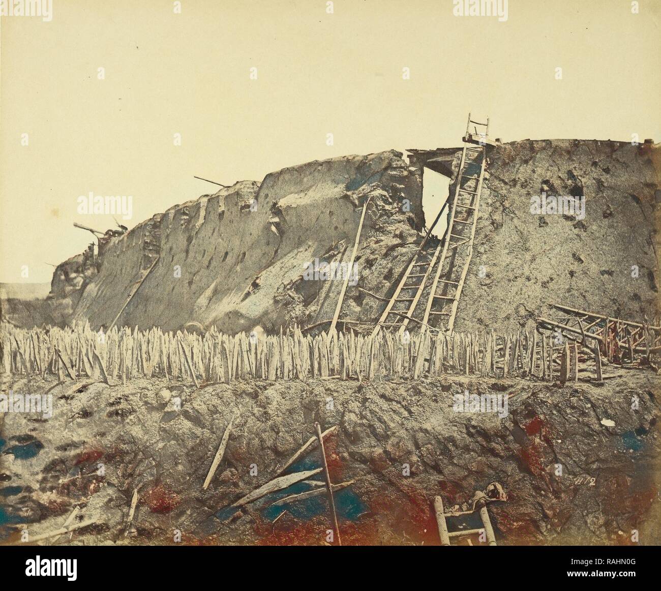 Angle of North Fort at which the French Entered, Felice Beato (English ...