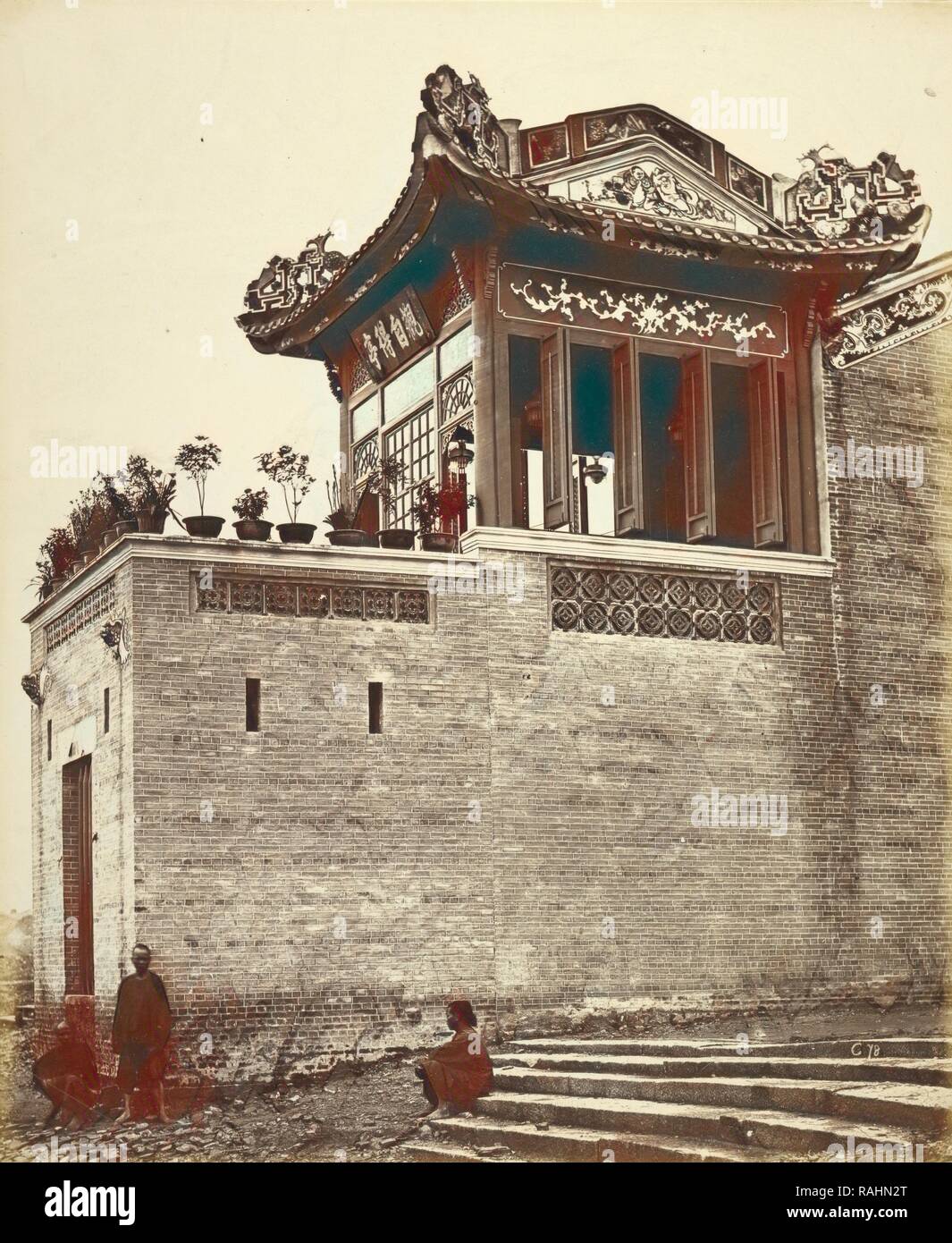 Chinese Merchant's House, Canton, China, Felice Beato (English, born ...