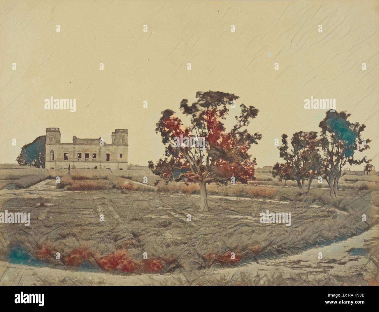 The Alambagh after the Evacuation of the Residency, Felice Beato ...