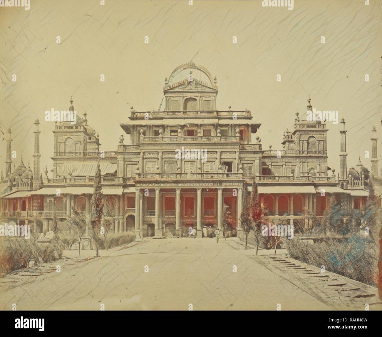 The King's Palace in the Kaiserbagh, Felice Beato (English, born Italy ...